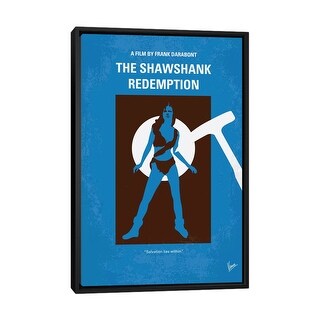 iCanvas "The Shawshank Redemption Minimal Movie Poster" by Chungkong Framed Canvas Print - Bed ...